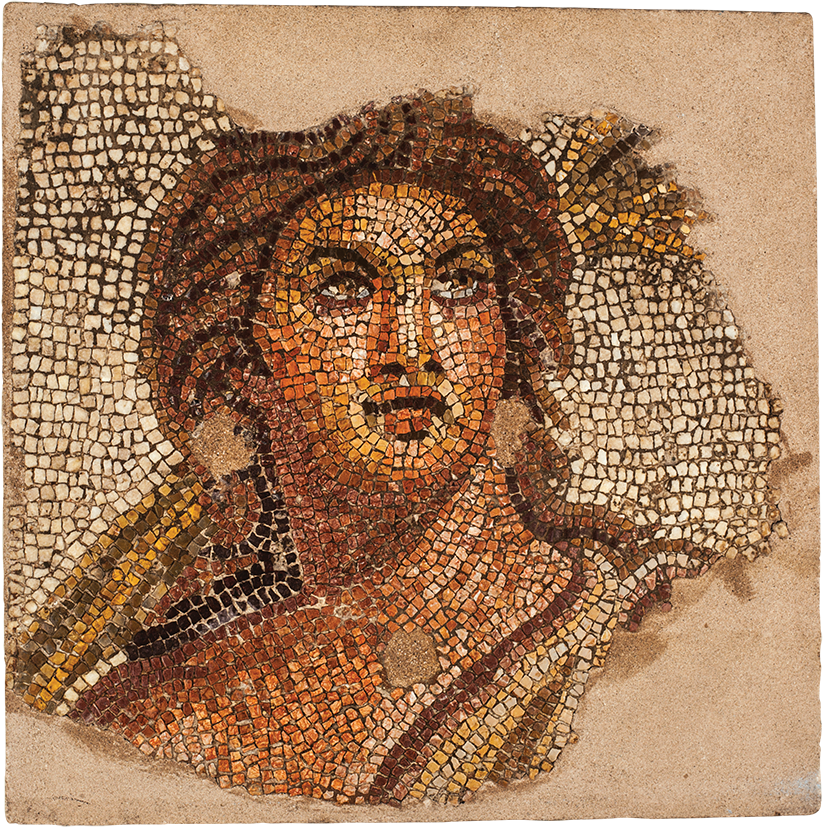 Mosaic with the personification of Summer | ARCHAEOLOGICAL MUSEUM OF ...