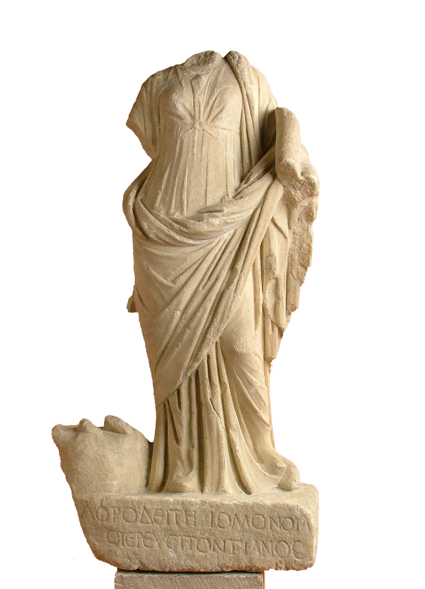 Statuette of Aphrodite Homonoia from the Sanctuary of the Egyptian Gods ...